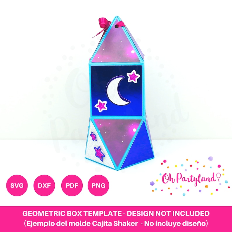 Shaker Box Template - Geometric Box Templates Svg, Dxf, Png and Pdf ...