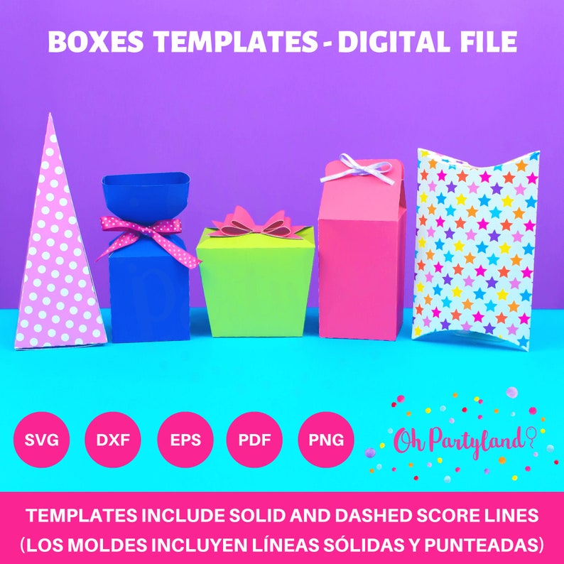 Basic Boxes Templates Svg Dxf Pdf Png Eps Boxes SVG | Etsy