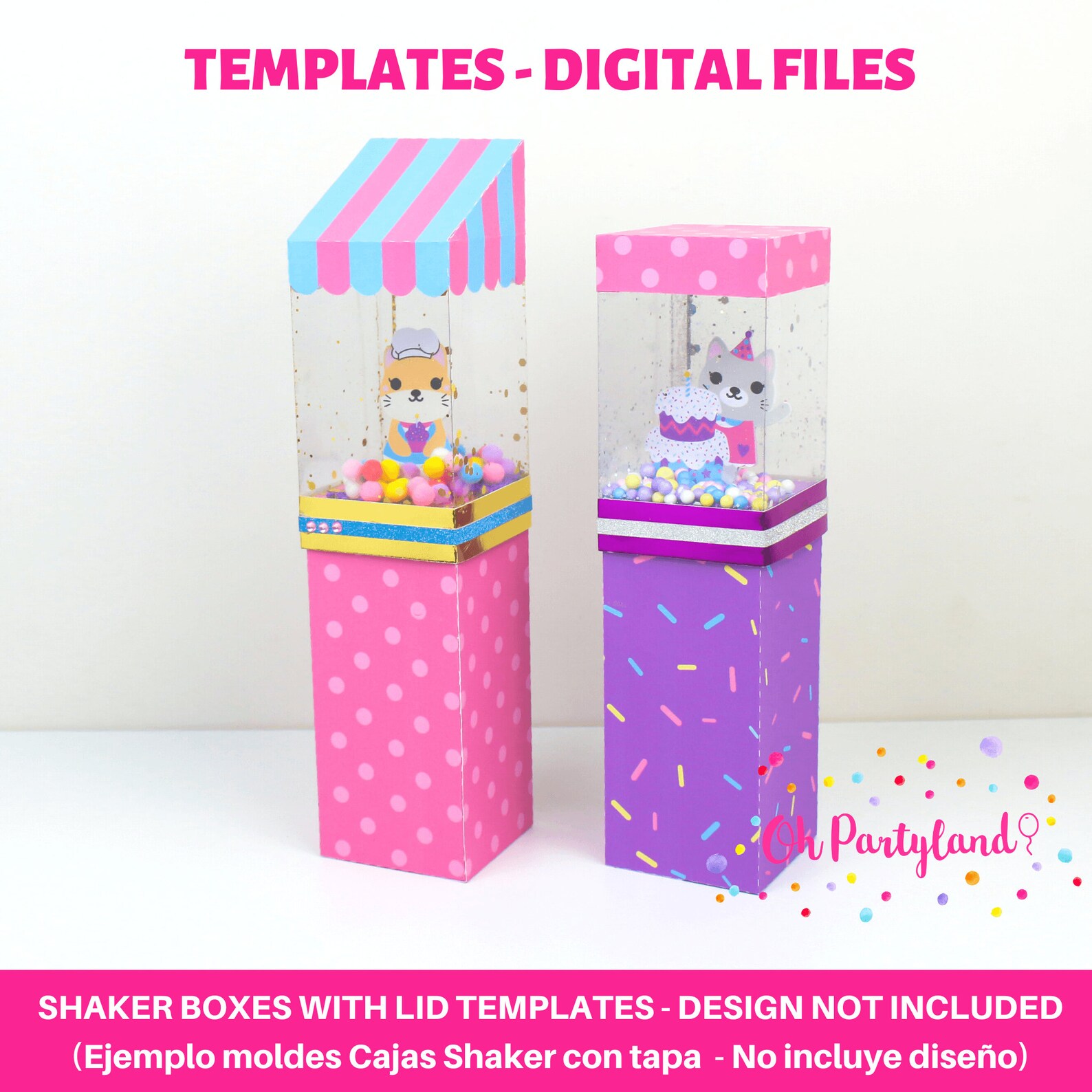 Shaker Box SVG DXF PDF Png Rectangular Boxes Templates - Etsy UK