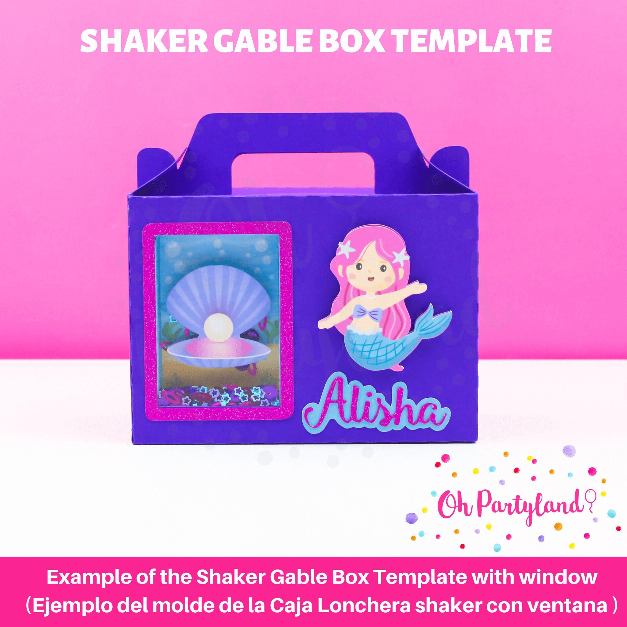 Shaker Gable Box Template Cut File Gable Box SVG DXF PDF | Etsy