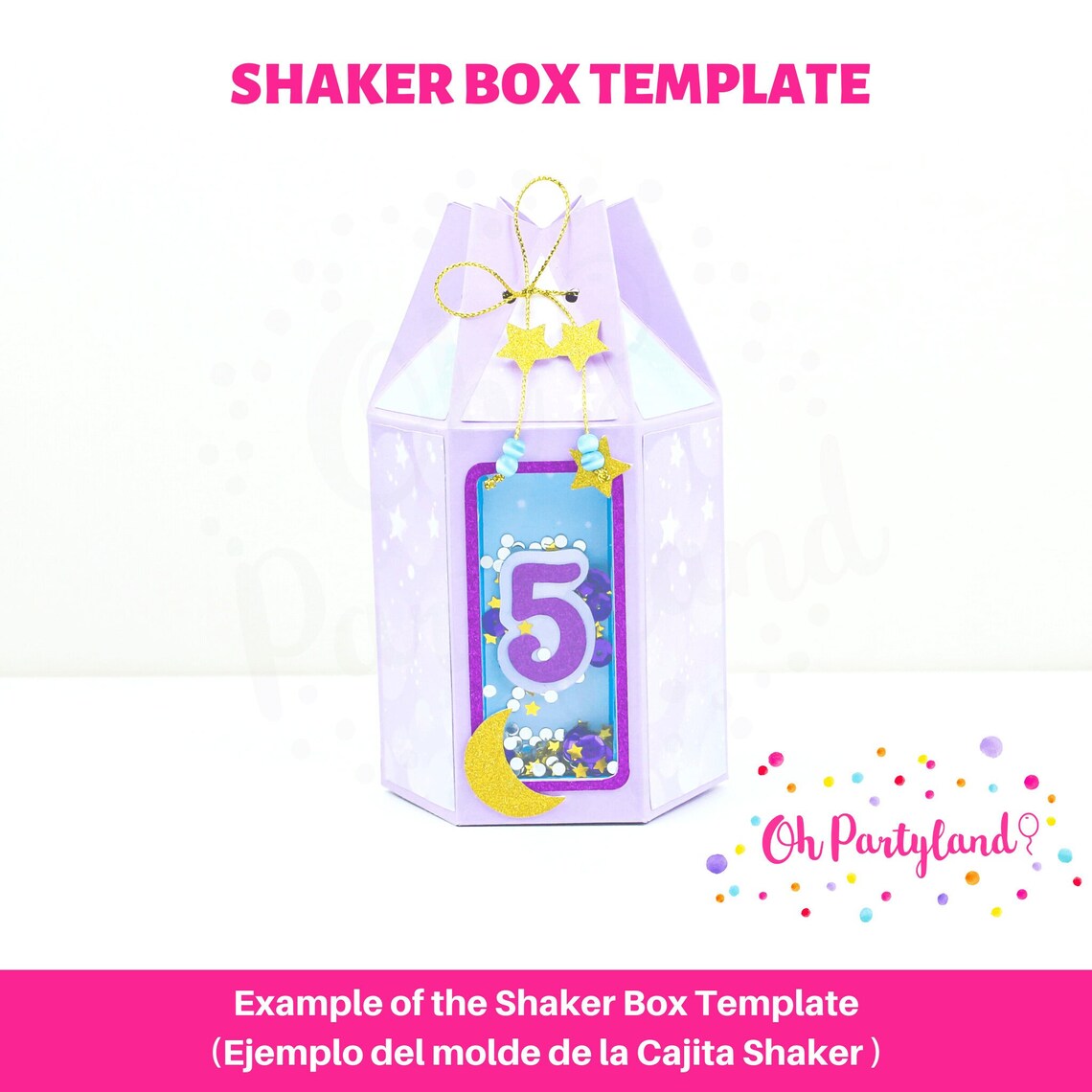 Shaker Box Template Svg Dxf Pdf Png Hexagonal Favor Box - Etsy