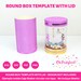 Shaker Box Template, Round Box With Lid SVG, DXF, PDF, Png - Digital ...