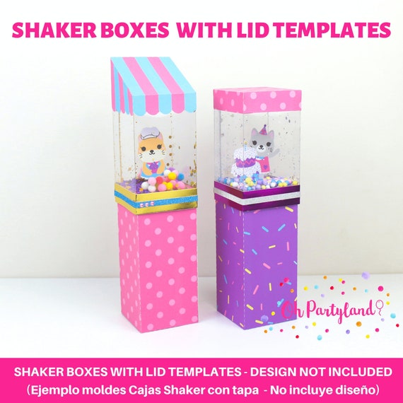Shaker Box SVG DXF PDF Png Rectangular Boxes Templates - Etsy