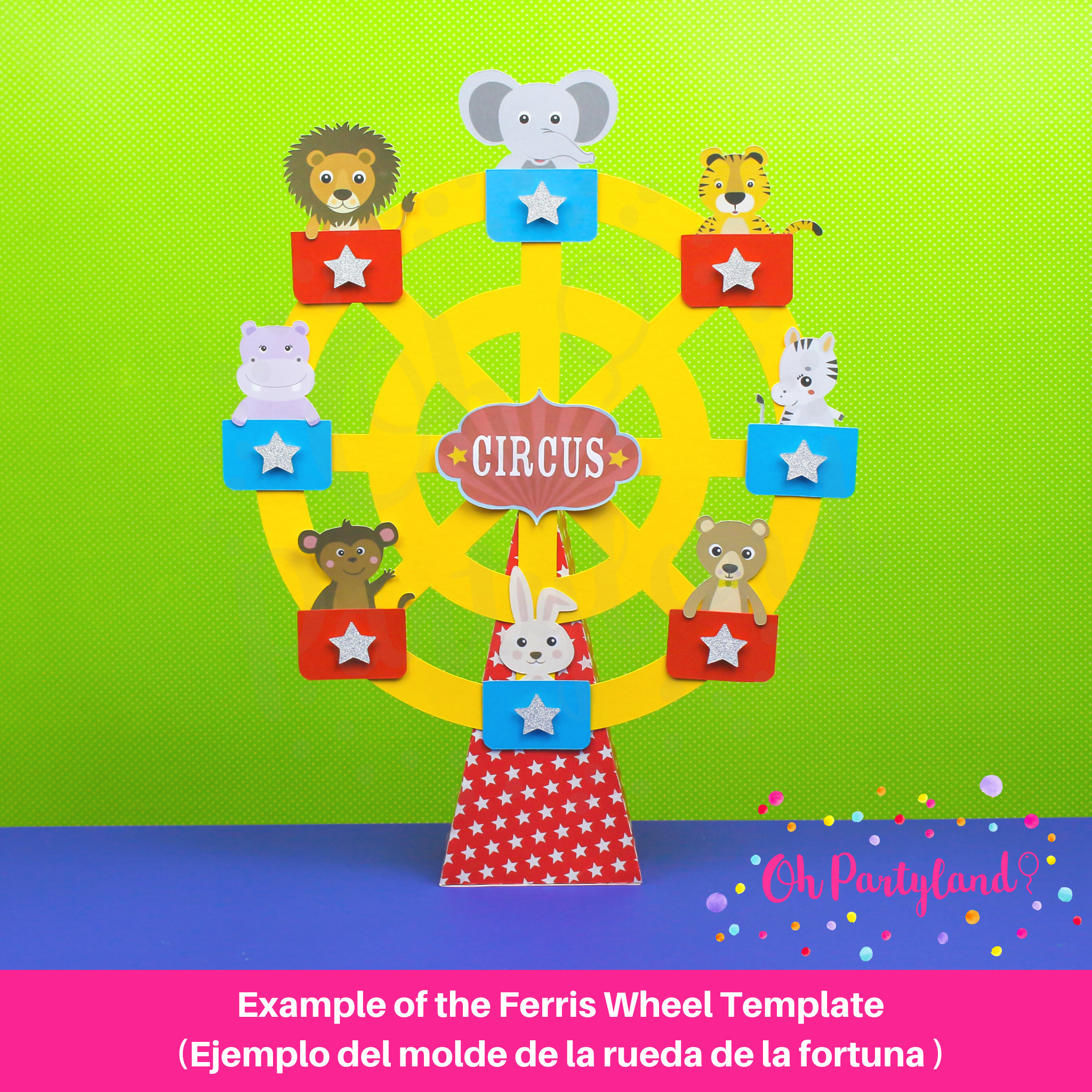 Molde rueda de la fortuna archivos SVG DXF EPS pdf png | Etsy México