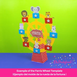 Ferris Wheel Template DXF SVG Files Png Eps Pdf Ferris - Etsy