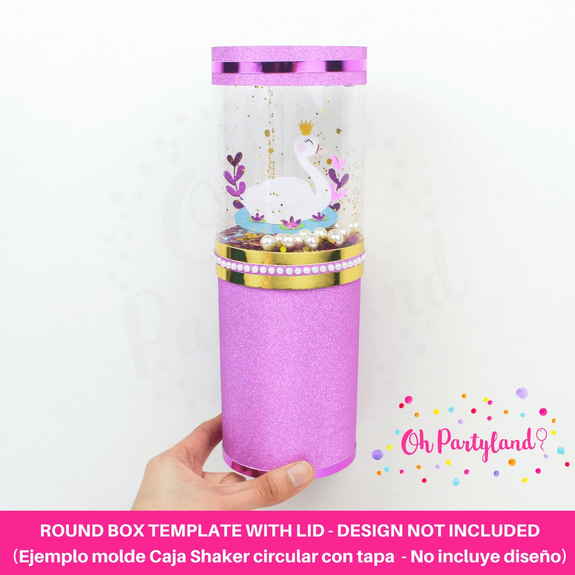 Shaker Box Template Round Box With Lid SVG DXF PDF Png - Etsy