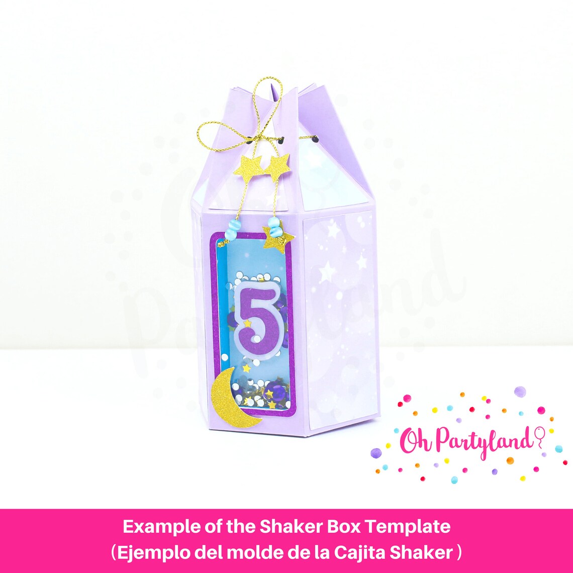 Shaker Box Template Svg Dxf Pdf Png Hexagonal Favor Box - Etsy