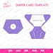 Diaper Card Template, Diaper SVG for Cricut, Diaper Silhouette Pdf, Eps ...