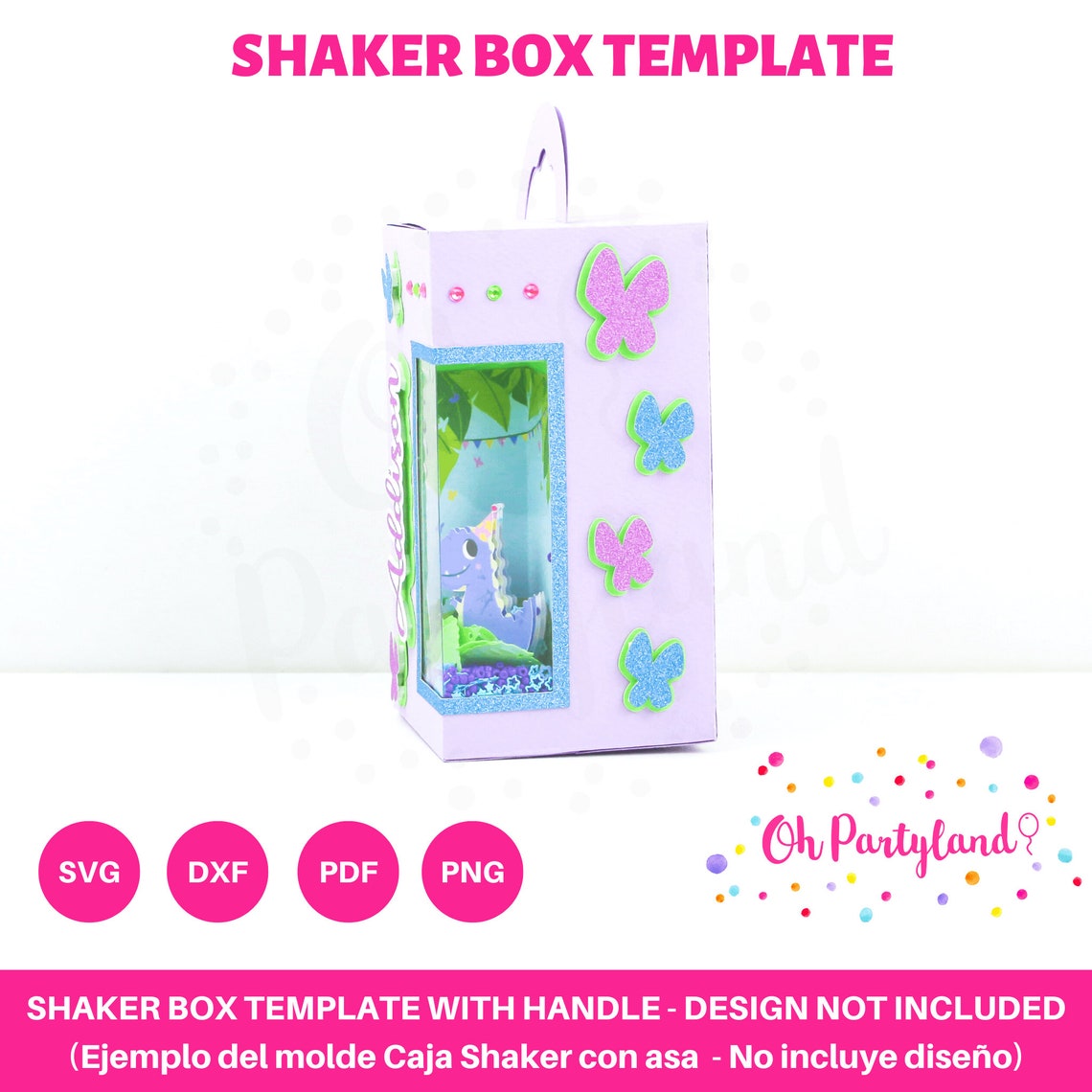 Shaker Box SVG DXF PDF and Png digital Files Treat Box - Etsy