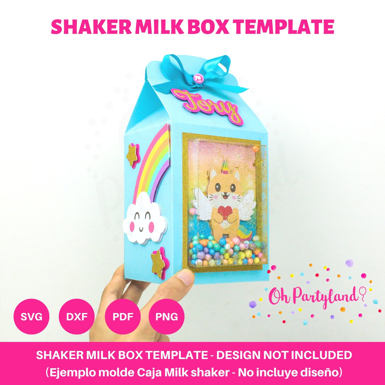 Shaker Milk Box Template With Outside Window, Shaker Box SVG, DXF, PDF ...
