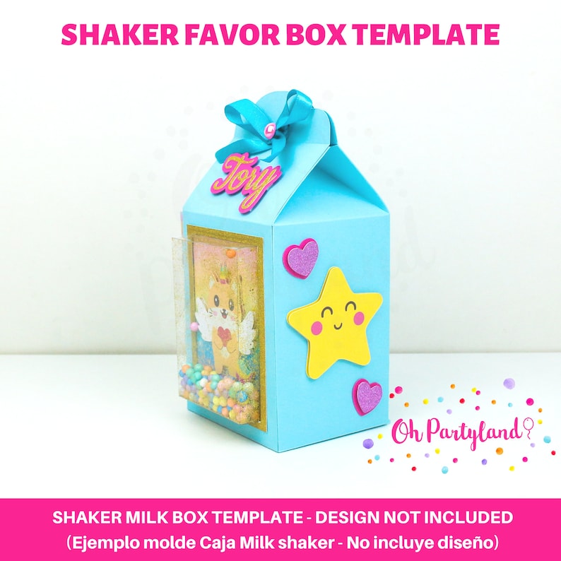 Shaker Milk Box Template With Outside Window, Shaker Box SVG, DXF, PDF ...
