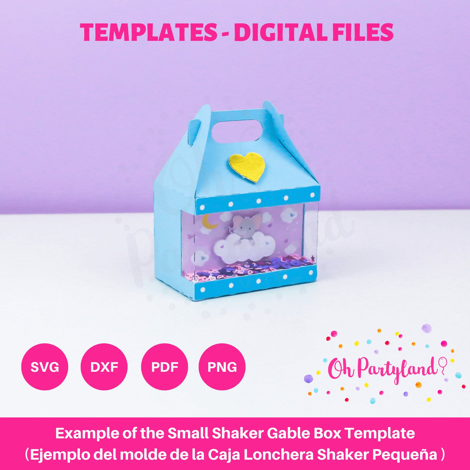 Gable Box SVG DXF Shaker Gable Box Template Cut File Gable - Etsy UK