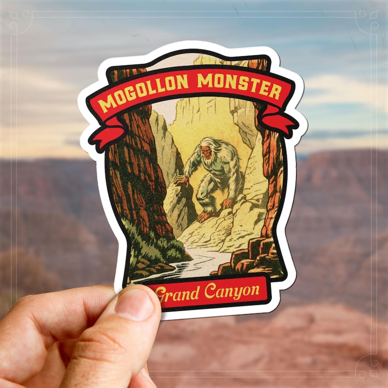Vintage Grand Canyon National Park Decal Retro Mogollon Monster Arizona ...