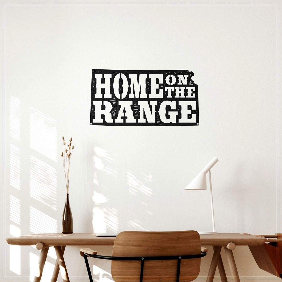 Kansas State Song Silhouette Metal Sign Custom Home State Wall Decor ...