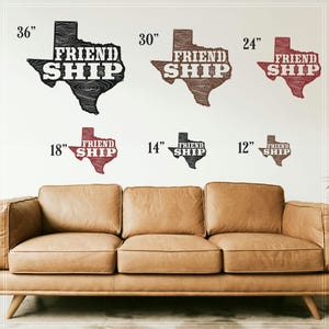 Texas State Motto Silhouette Metal Sign Custom Home State Wall Decor ...