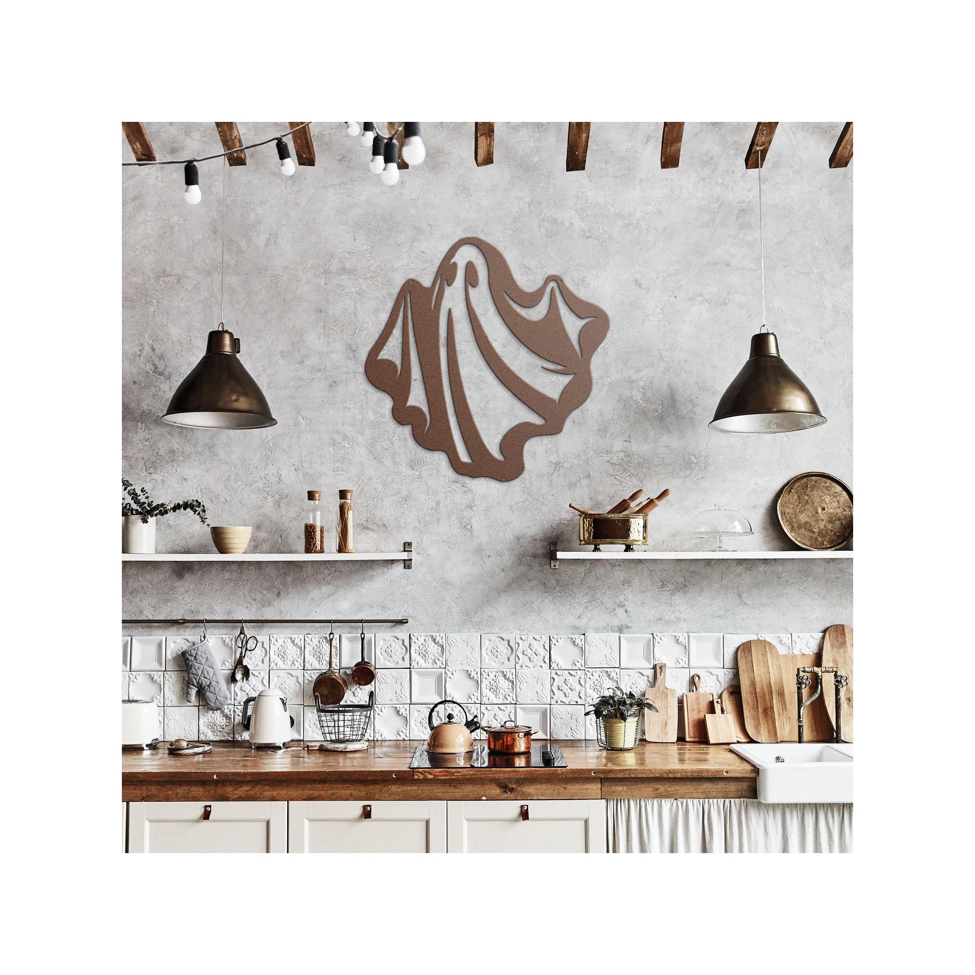 Ghost Halloween Wall Sign – Phantom Wall Art - Laser Cut Spooky Ghost ...