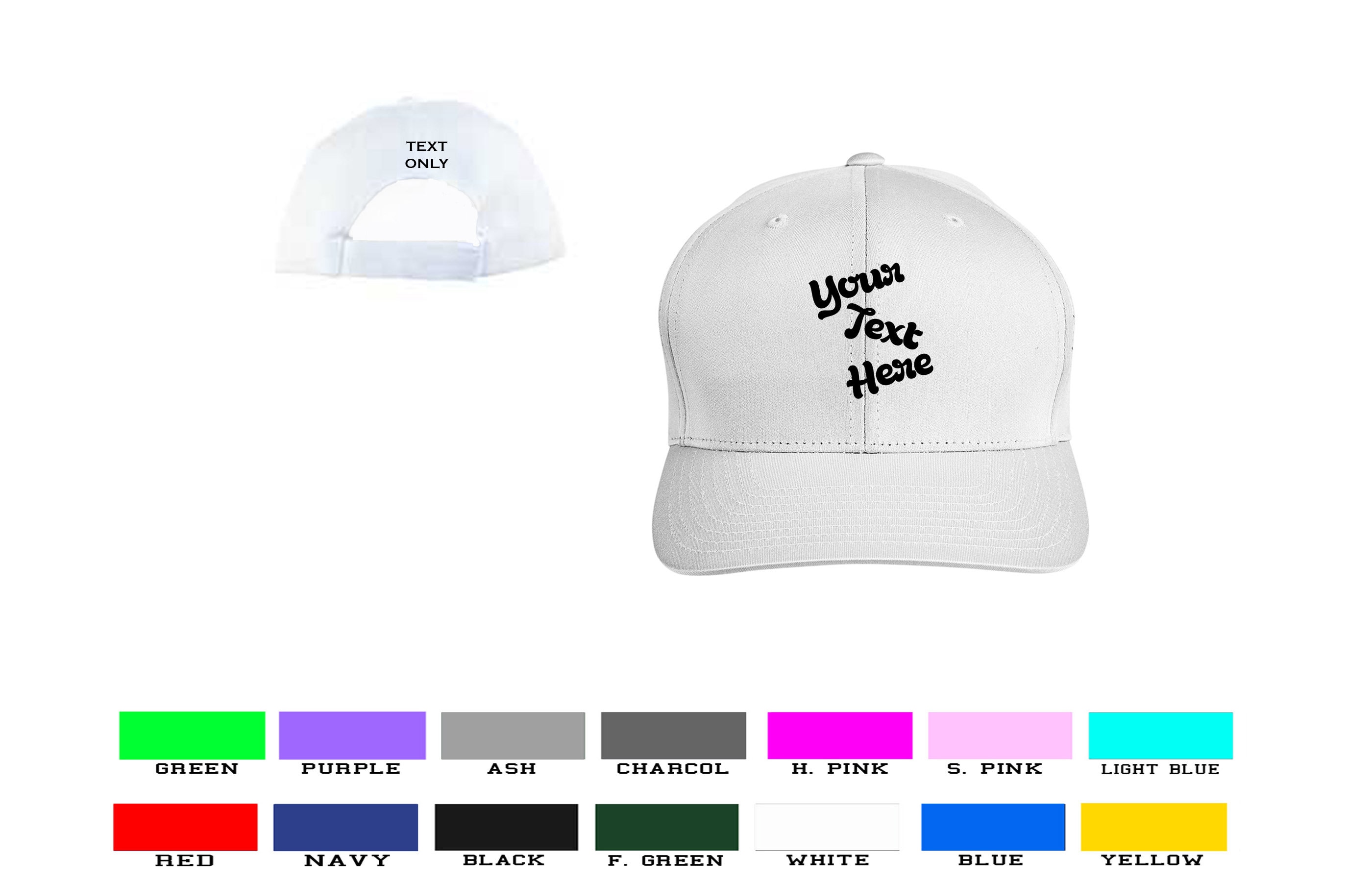 Hat Cap Personalize Your Custom Apparel / Custom Baseball Cap - Etsy