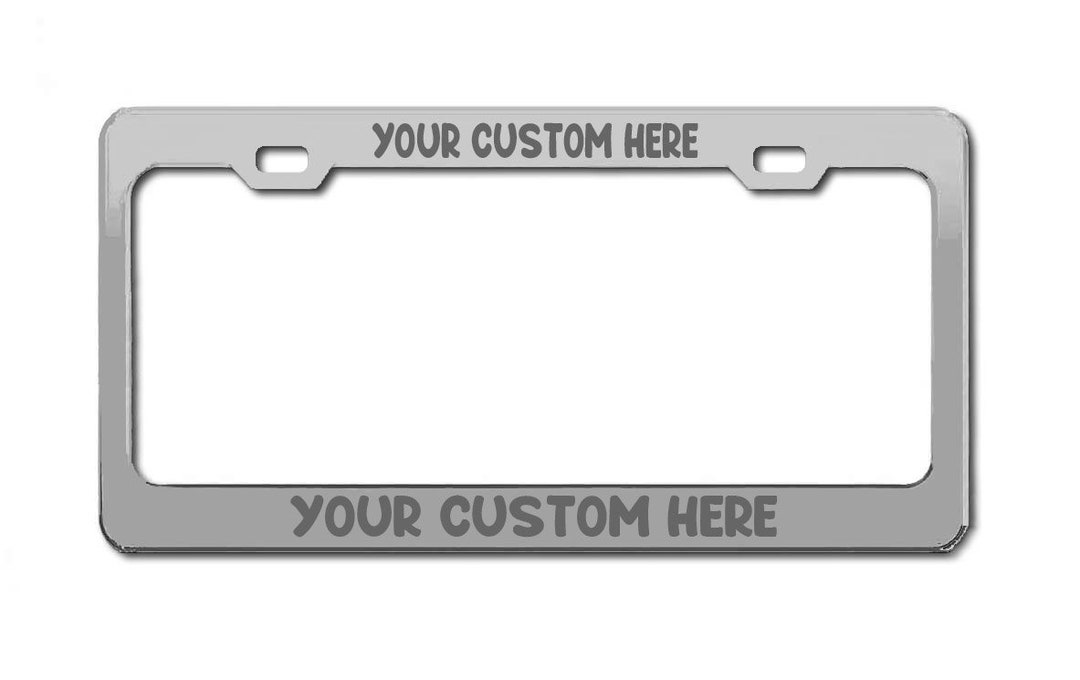 U.S.A Laser Engraved License Plate Frame - Etsy