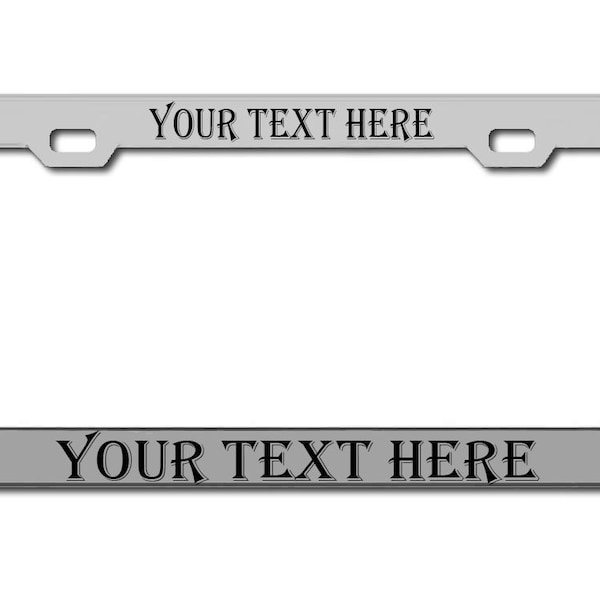 Personalized License Plates Holder - Etsy