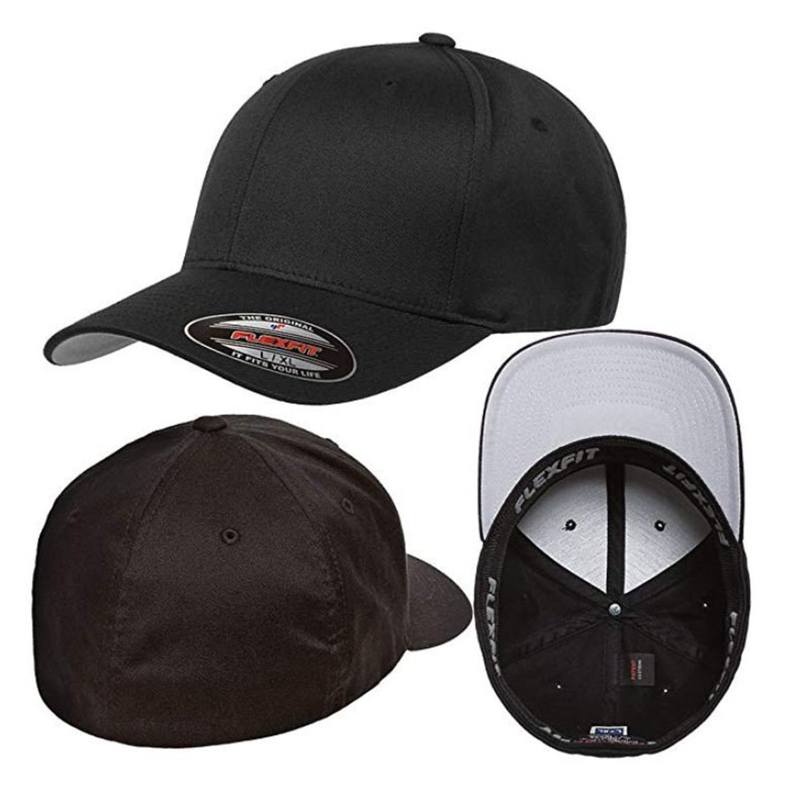 Flexfit Hat Size S/M L/XL Custom Cap Personalized Embroidery - Etsy