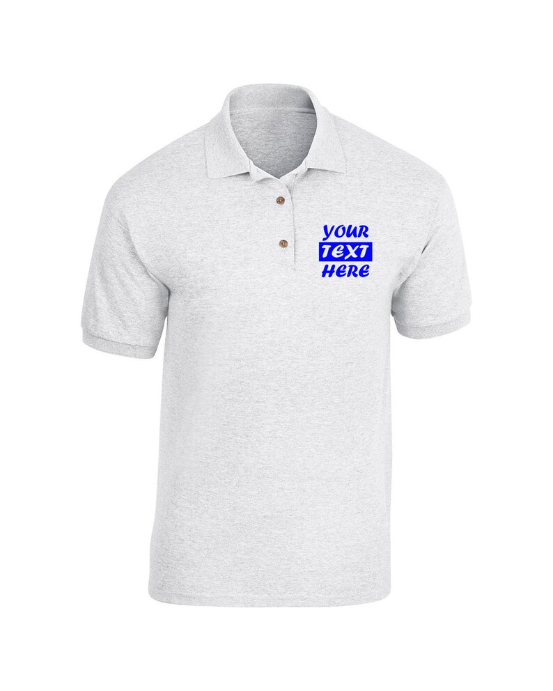 Custom Polo Shirt Uniform With School Team Company Professionally ...