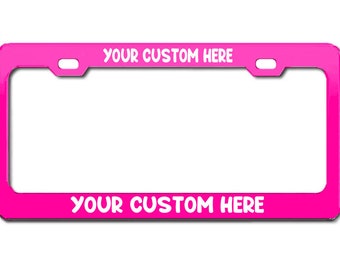 Create Your Own License Plate Frame - Etsy