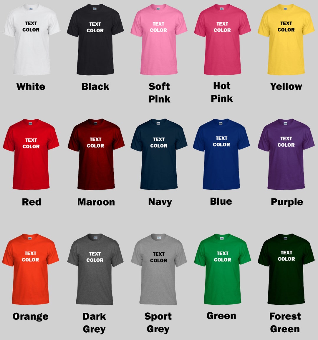 T Shirt Custom Your Photo Text Logo Printing Dtg Personalized Anything ...