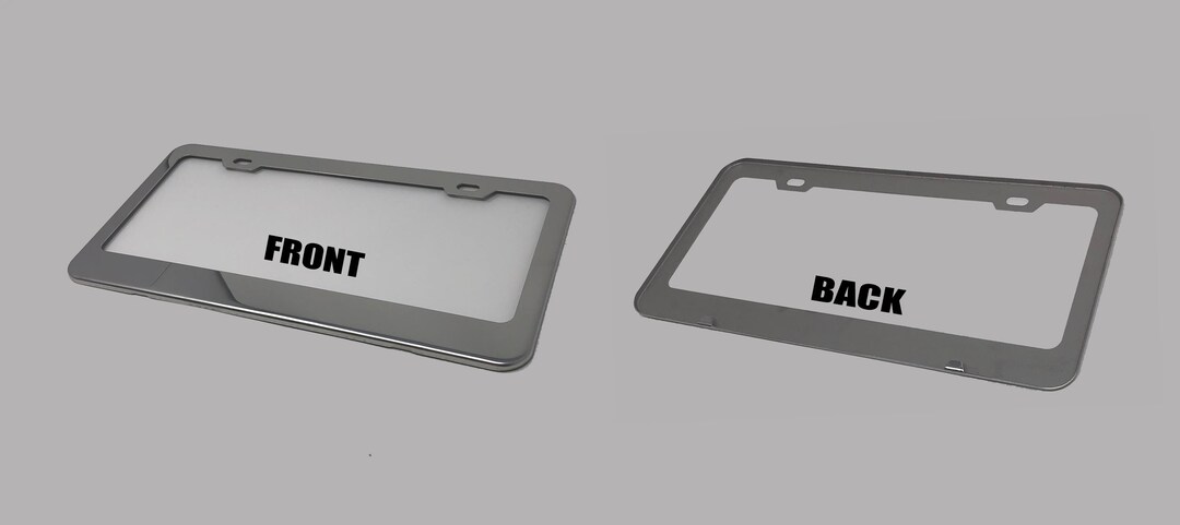 License Plate Frame - Template - Etsy