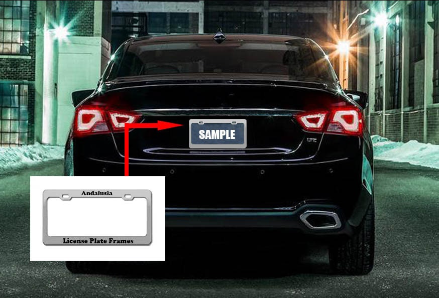 Your custom text plate frame license plate holder car tag | Etsy