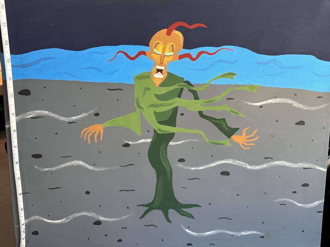Return the Slab courage the Cowardly Dog - Etsy UK