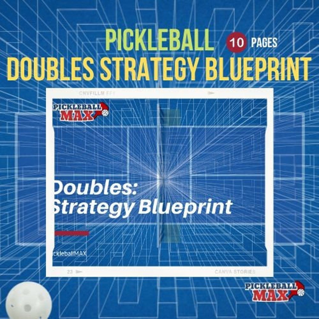 Pickleball Doubles Strategy Blueprint PDF - Etsy