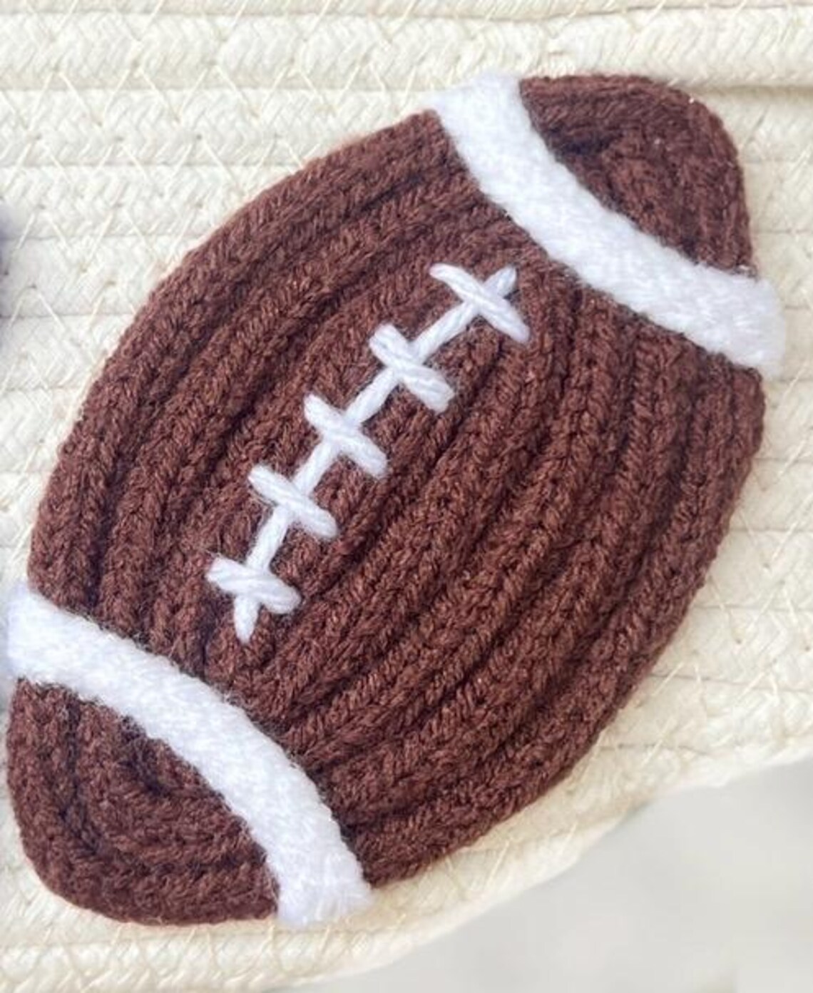 Football Basket | Personalized Rope Basket | Custom Gift Basket | Baby ...