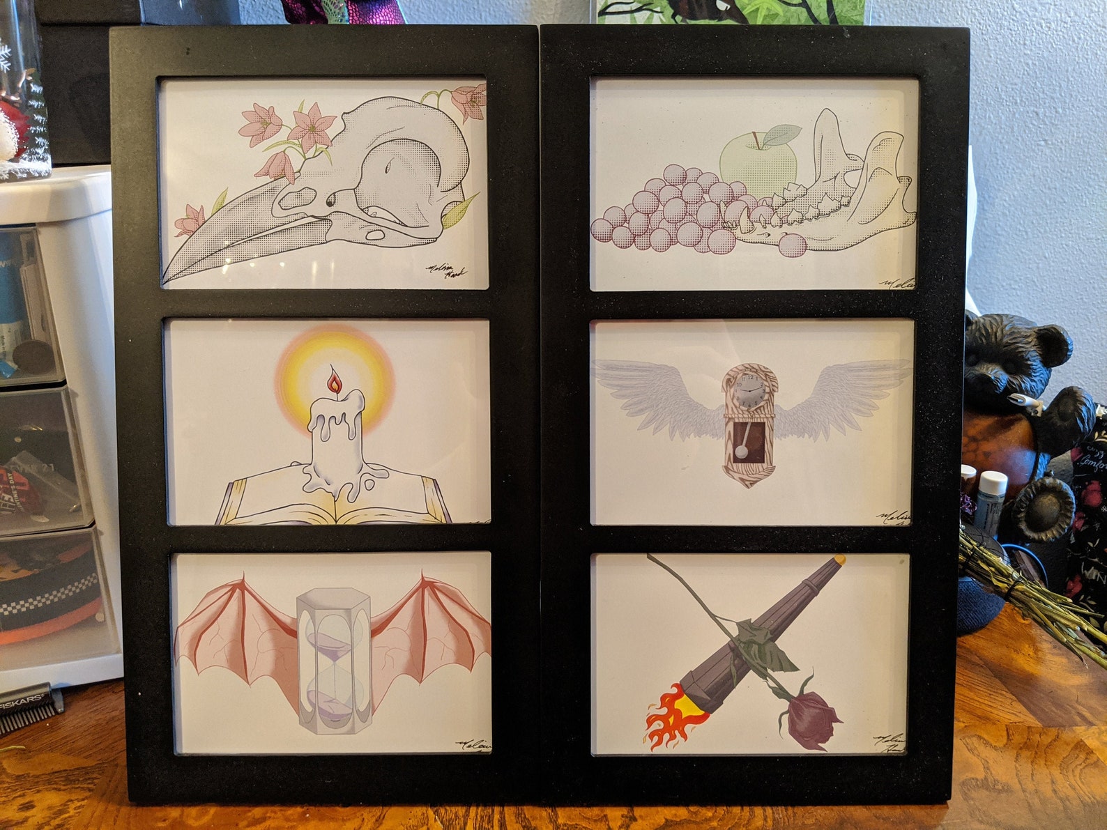 Six Pack Memento Mori Postcards - Etsy