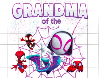 Spidey and His Amazing Friends Ghost Spider Png Jpg Pdf - Etsy