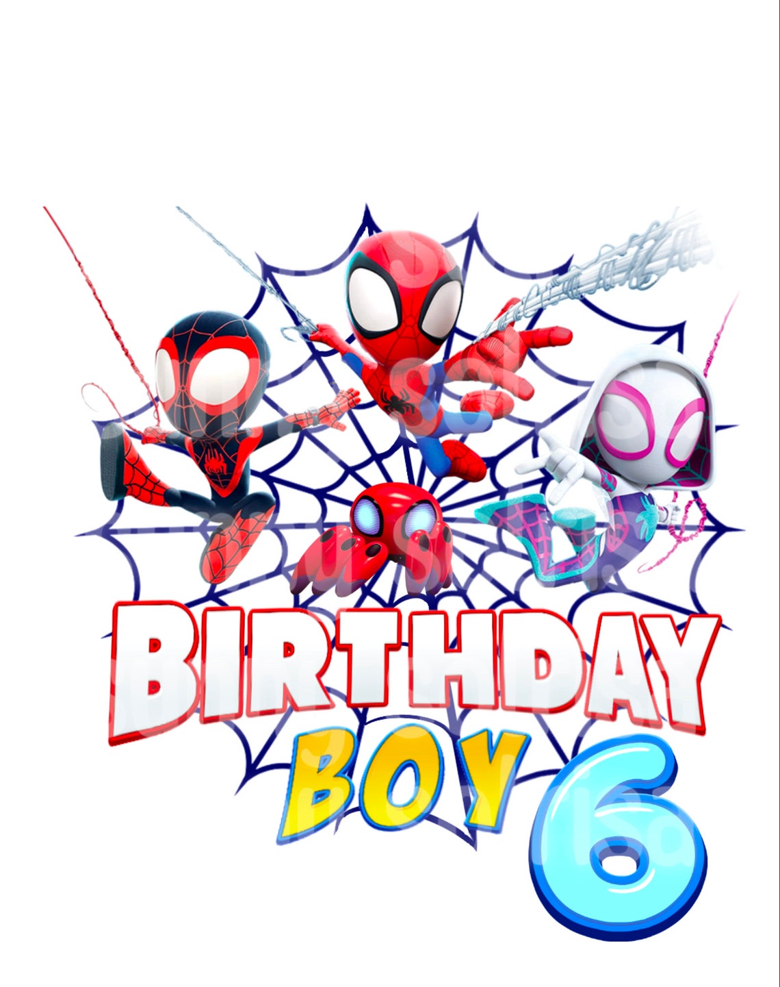 PERSONALIZABLE Spidey and His Amazing Friends Birthday, Spidey Birthday ...