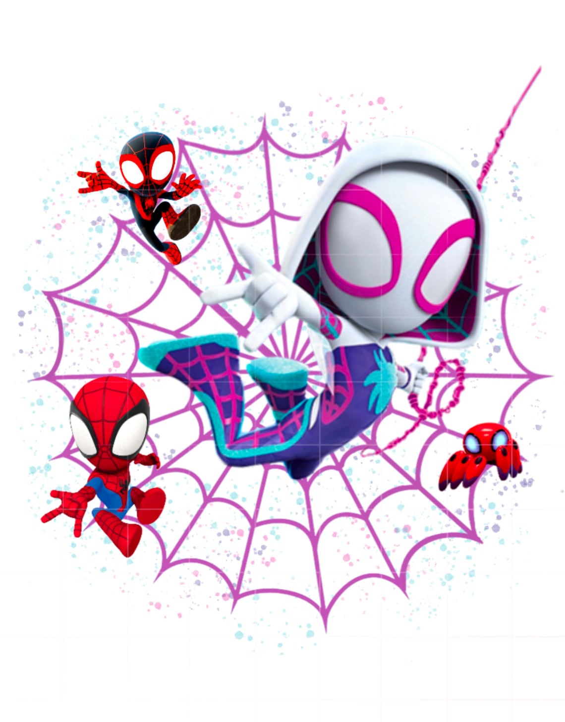 Ghost Spider png jpg sublimation Spidey and His Amazing - Etsy México