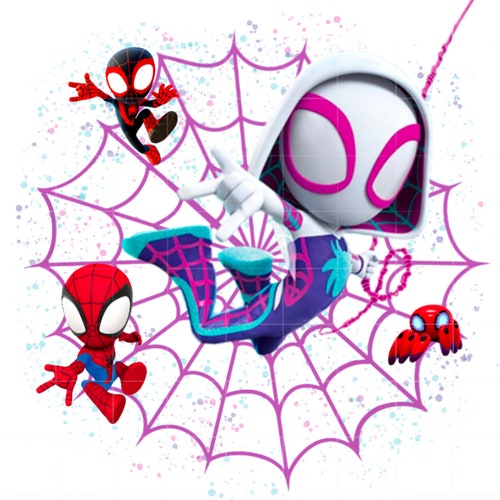 Ghost Spider PNG Digital Download Spidey and Friends Gwen - Etsy