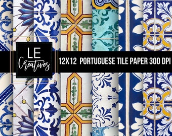 Tile Scrapbook Paper - Etsy