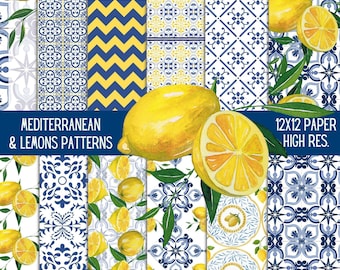 Lemon Craft Paper | Etsy