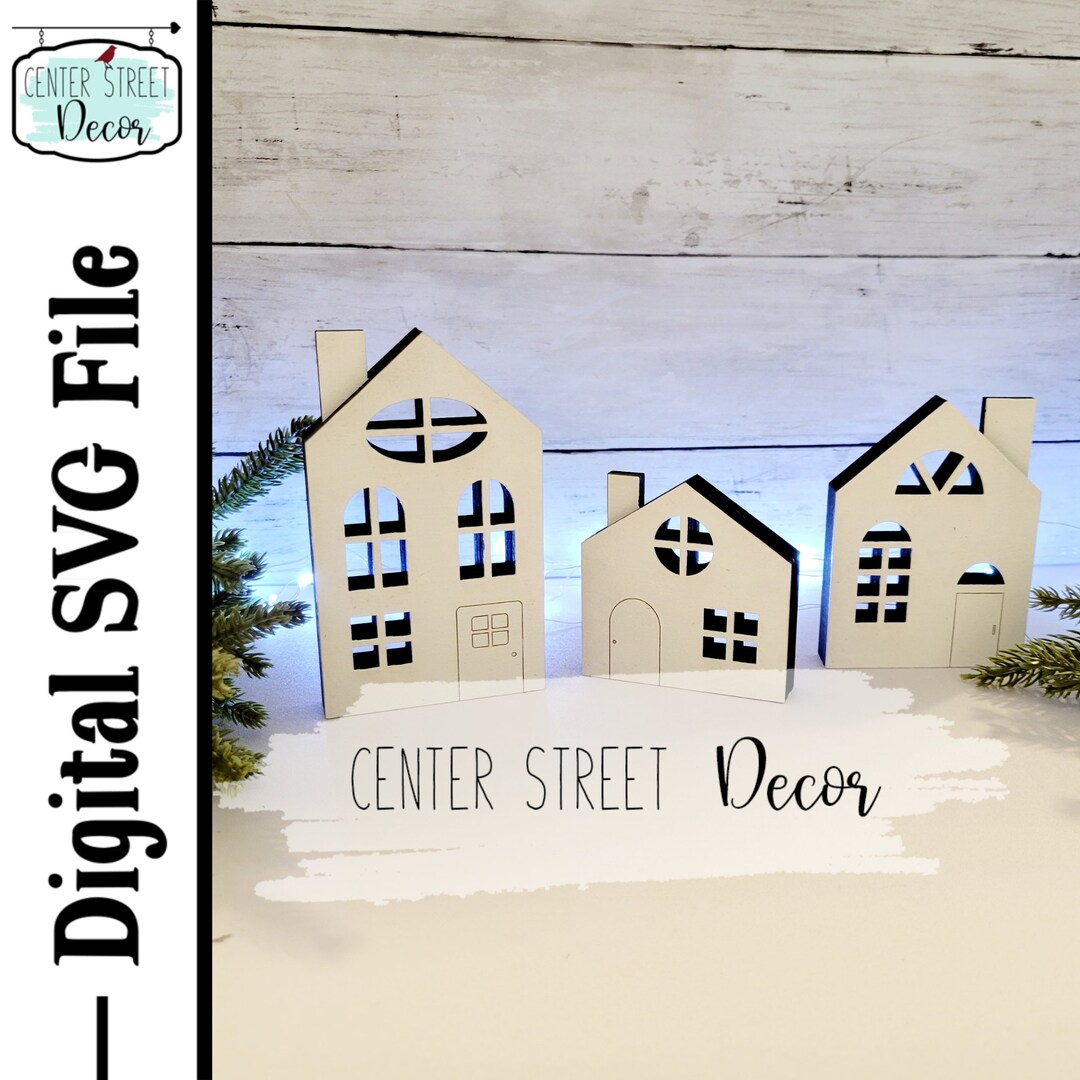 House Shelf Sitter SVG File Chunky Everyday Accent Home Decor Home - Etsy