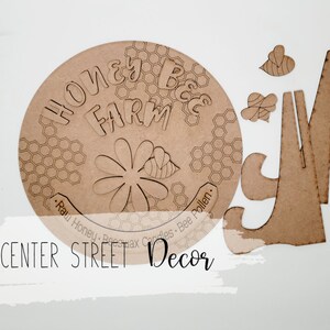 Honey Bee Farm Sign SVG File - Etsy