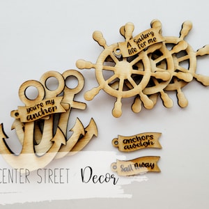 Anchors Aweigh Summer Theme SVG File Tiered Tray Decor - Etsy