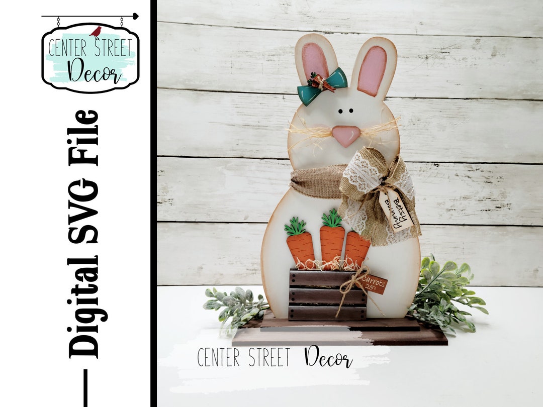 Easter Bunny Spring Rabbit SVG File - Etsy