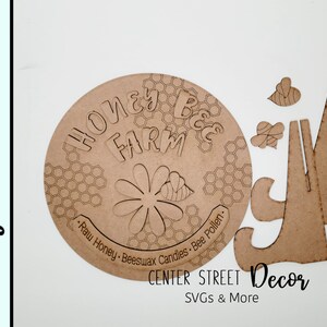 Honey Bee Farm Sign SVG File | Etsy
