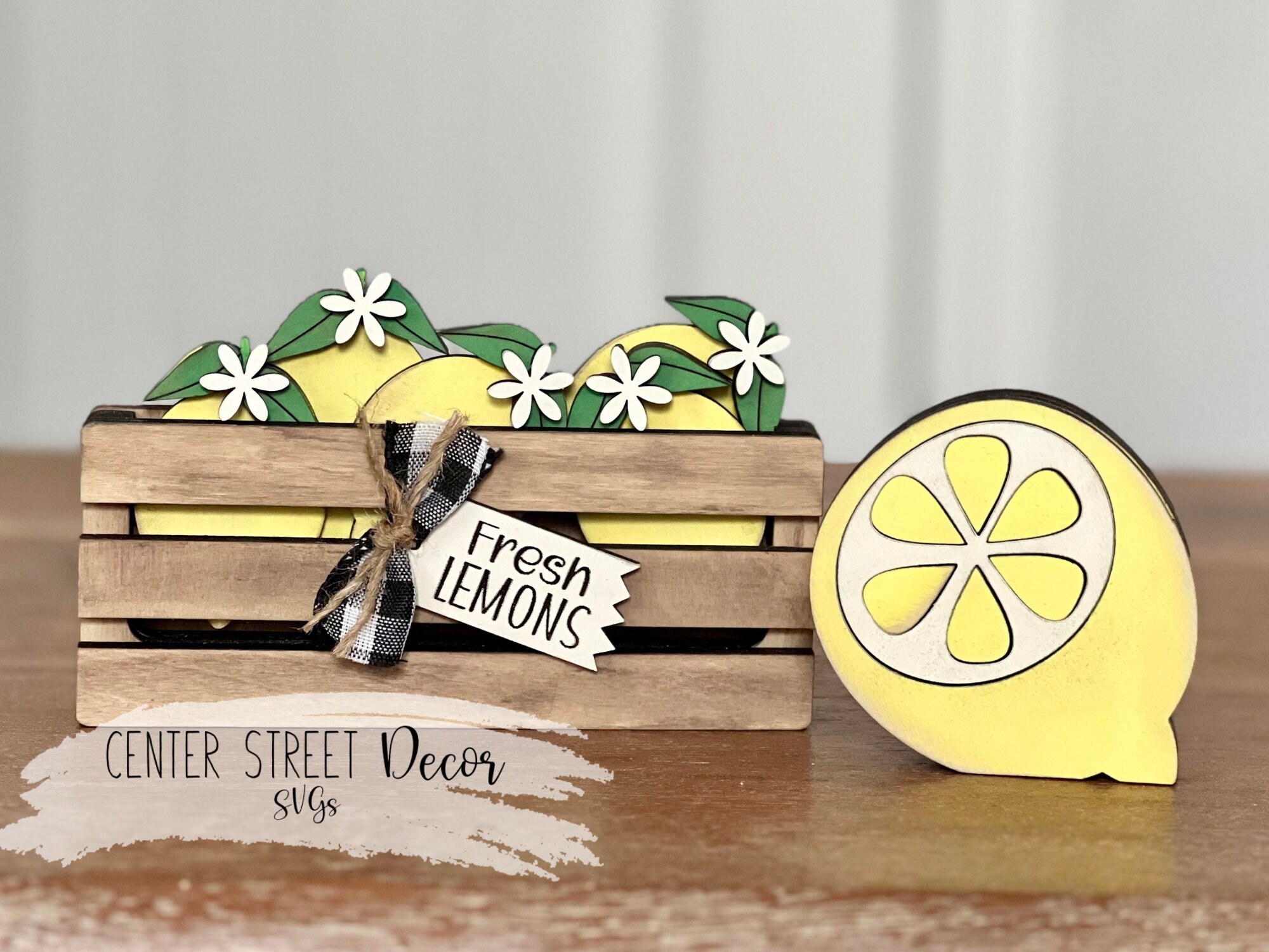 Lemon Lime Tiered Tray SVG File Shelf Sitter - Etsy
