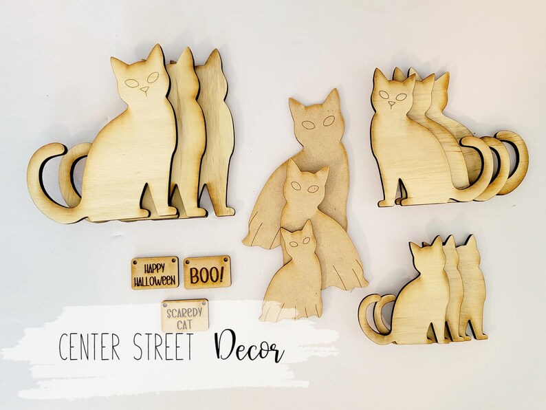 Halloween Scaredy Cat SVG Laser File - Etsy