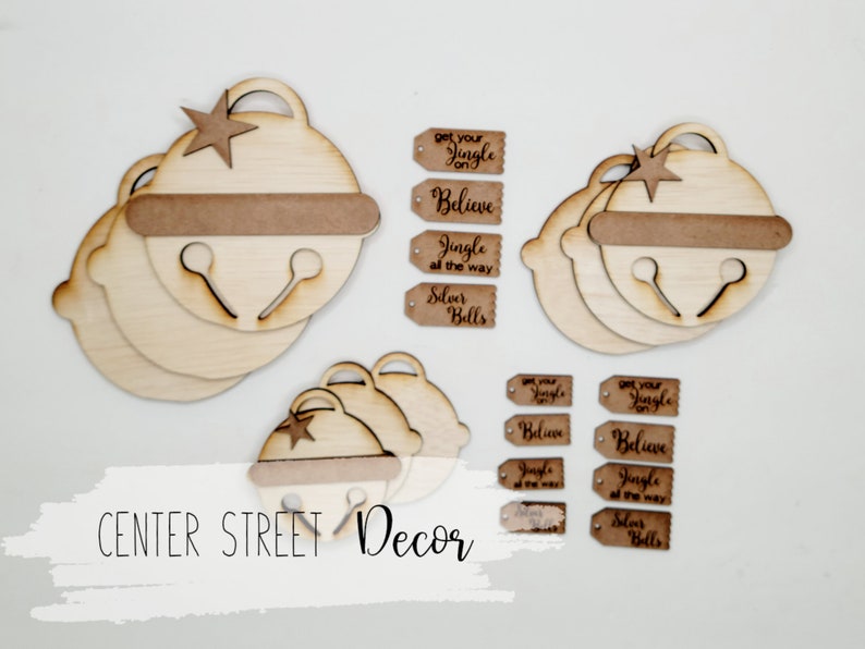 Jingle Bell SVG Laser File Shelf Sitter - Etsy