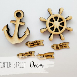 Anchors Aweigh Summer Theme SVG File Tiered Tray Decor - Etsy