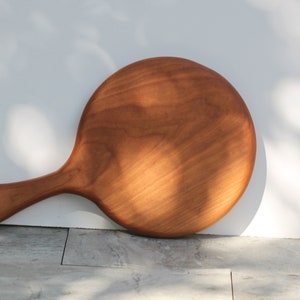Hand Held Mirror, 6" Beveled Glass Mirror American Cherry Wood - Etsy
