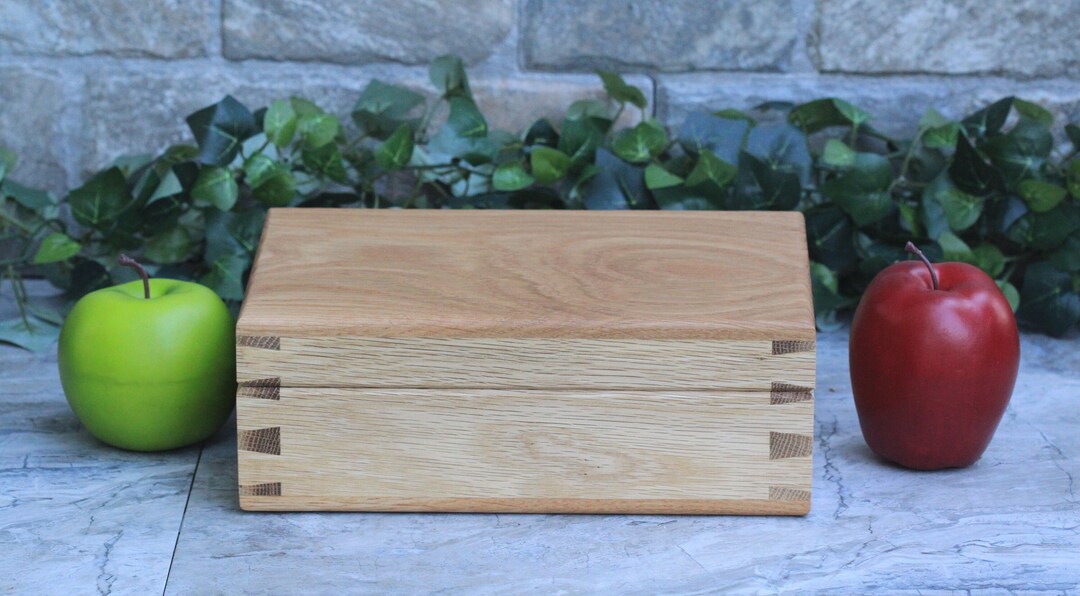Memory Box, Dovetail Box, Handcrafted White Oak Keepsake Box, 197+ - Etsy